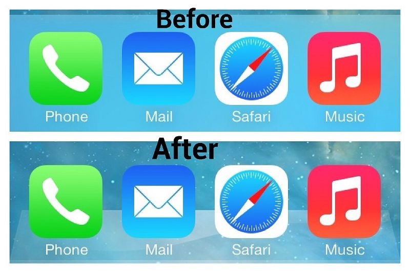 How to Bring back Classic Old Dock in iOS 7